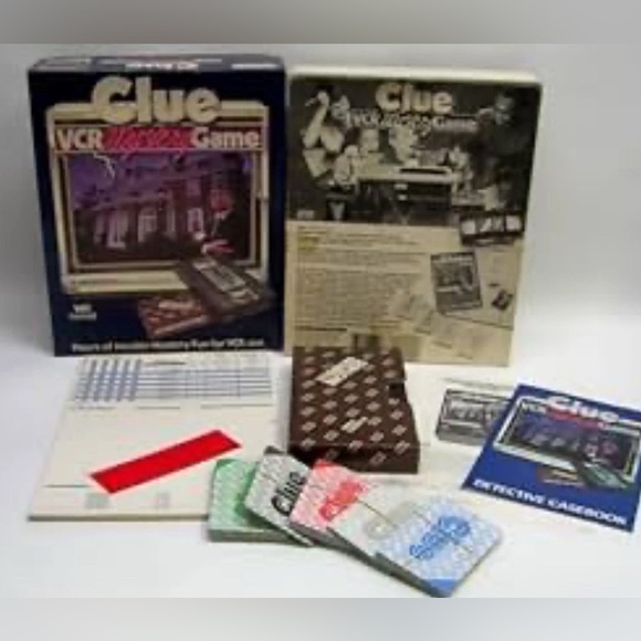 Parker Brothers | Toys | Vintage Clue Vcr Mystery Game Vhs 985 Parker ...
